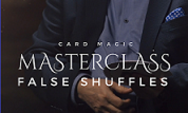 Card Magic Masterclass (False Shuffles and Cuts) by Roberto Giobbi - Magicanoz
