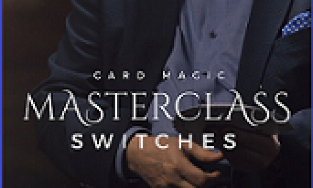 Card Magic Masterclass (Switches) by Roberto Giobbi - Magicanoz